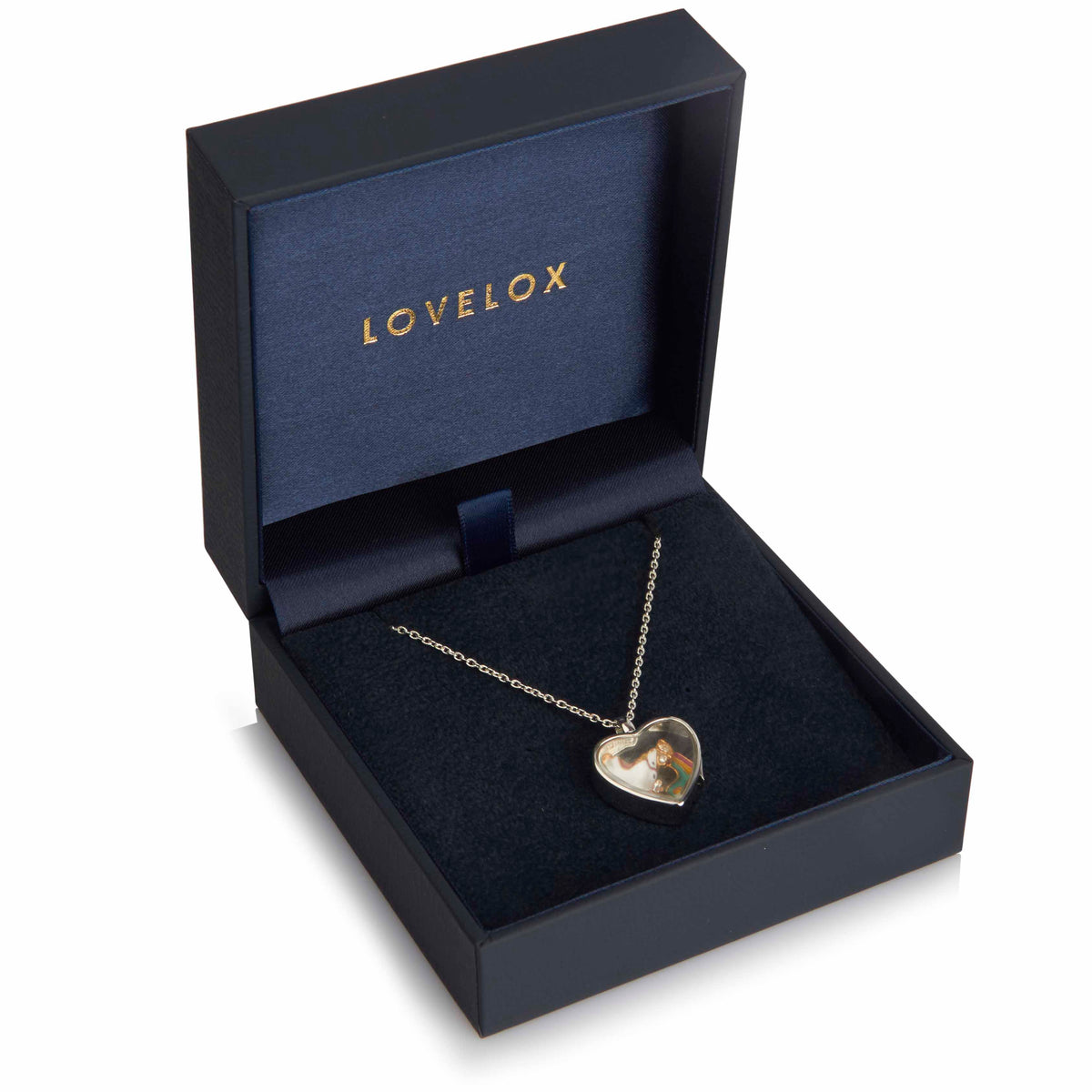 Floating Heart Memory Locket - Silver – LOVELOX